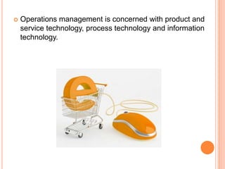 Historical evolution of operations management | PPTX