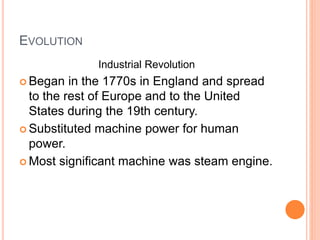 Historical evolution of operations management | PPTX