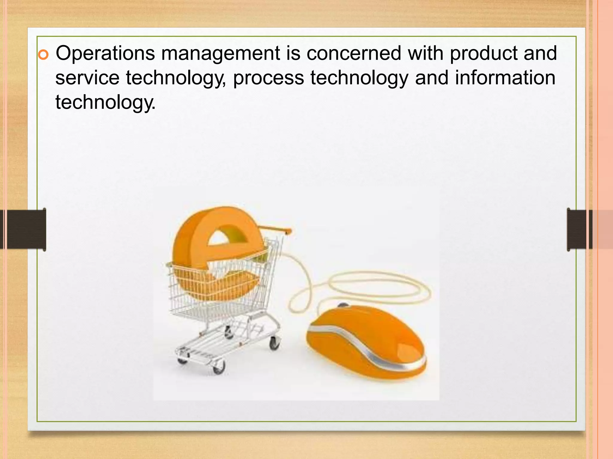 Historical evolution of operations management | PDF