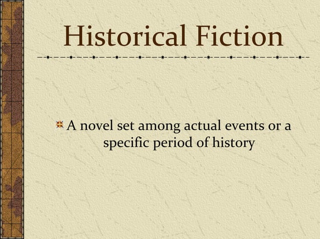 What is Historical fiction? | PPT