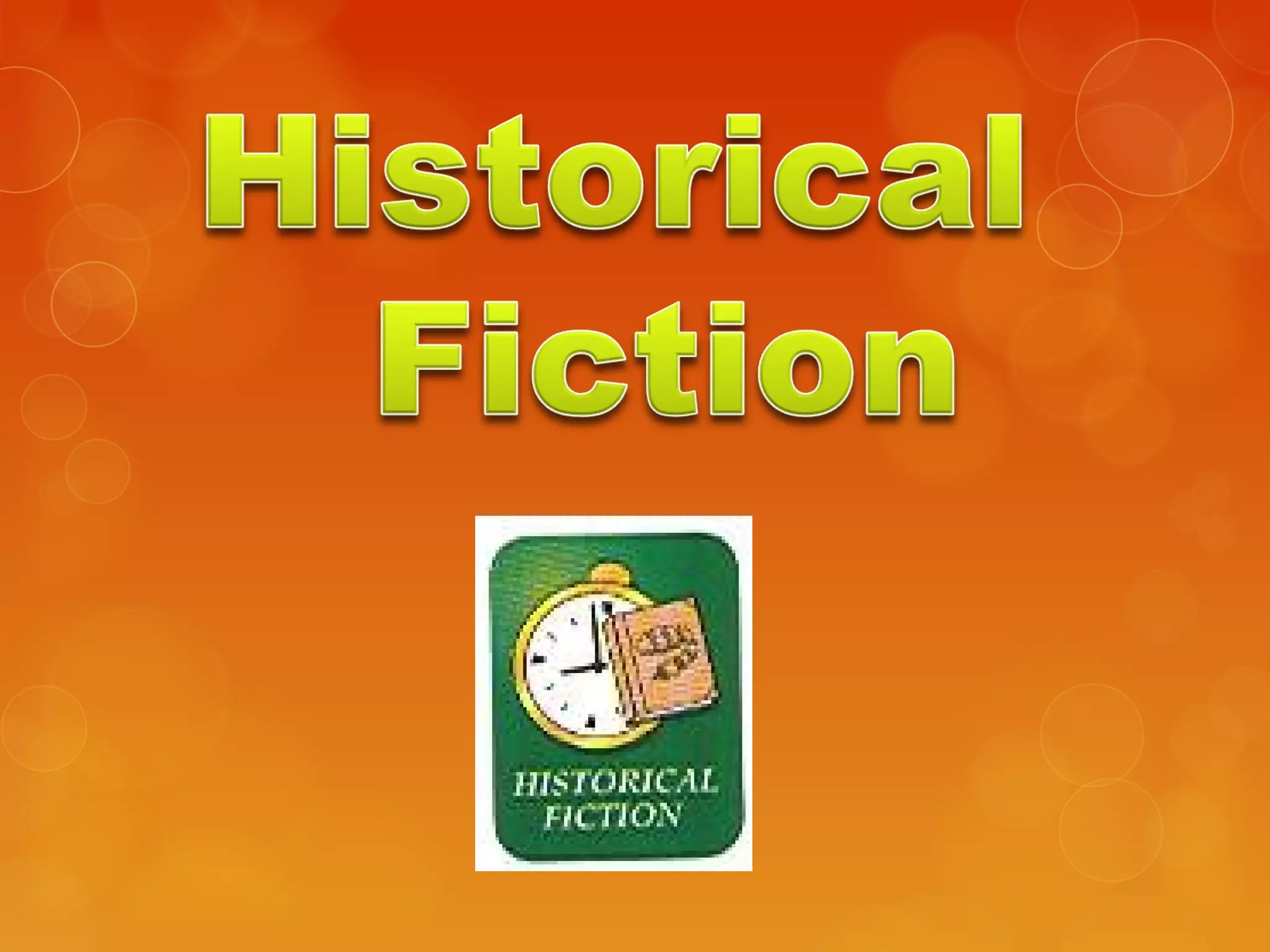 Historical fiction Genre for Fourth Graders | PPT