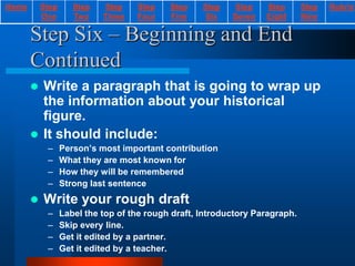 Historical Figure Research Project | PPTX | Screenwriting | Content ...