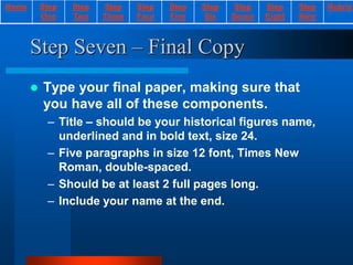 Historical Figure Research Project | PPTX