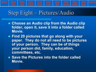 Historical Figure Research Project | PPTX