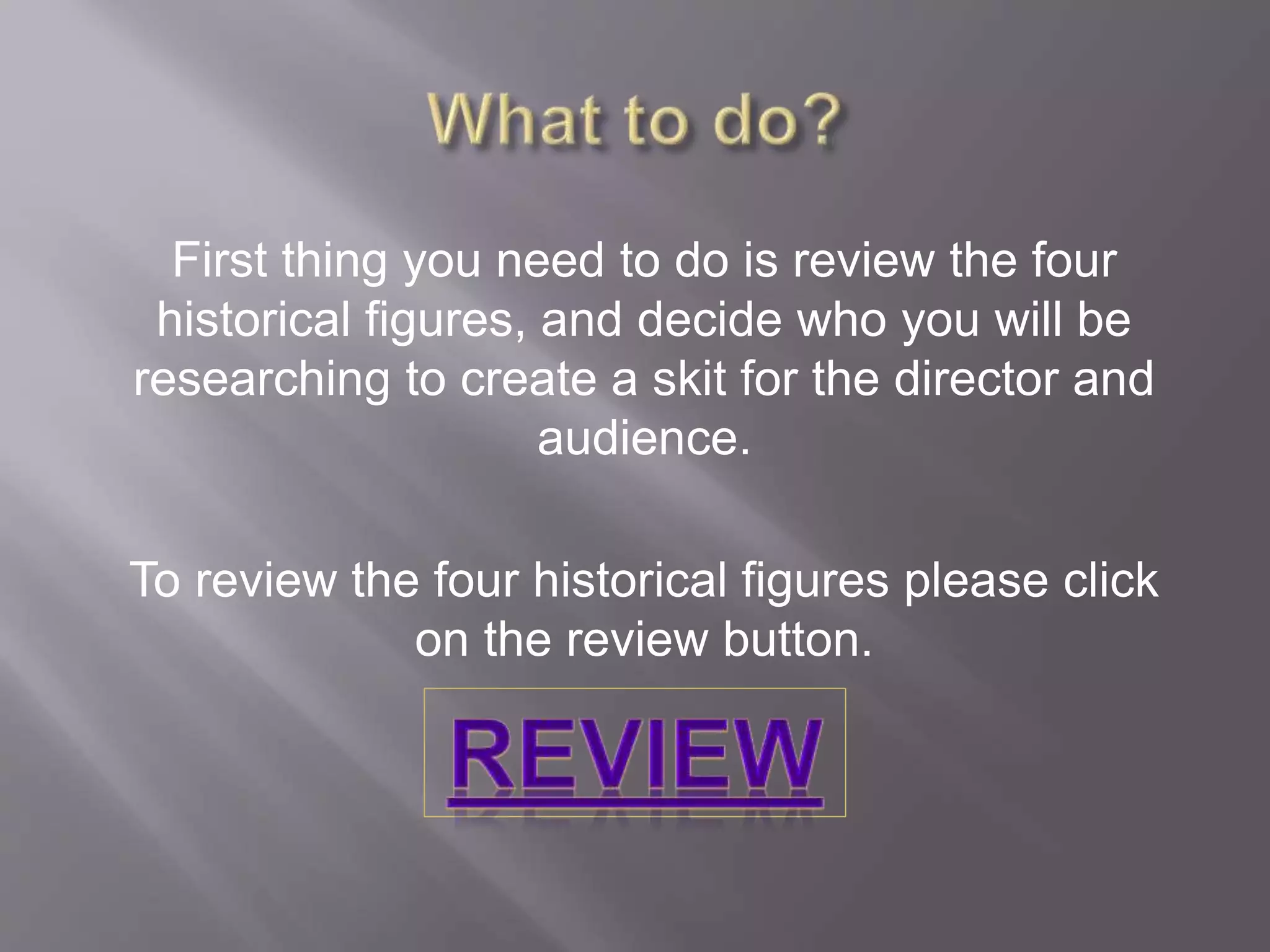 Historical Figures in First Grade | PPTX