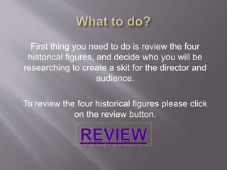 Historical Figures in First Grade | PPTX