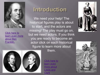 Historical figures in first grade revised | PPT