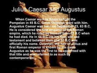 Historical figures of ancient rome | PPT