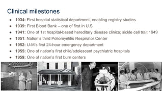 175 years of U-M Medical "Firsts" Michigan Medicine History | PPTX
