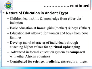 Historical foundation of education | PPTX