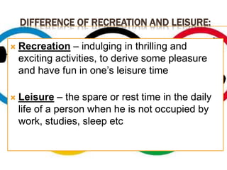 Historical foundation of physical, recreational, and leisure education ...