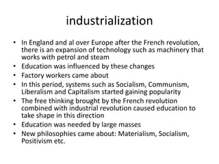 Historical foundations of education | PPTX