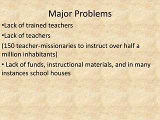 Historicalfoundationsofphilippineeducation2 120129013959-phpapp02 | PPTX