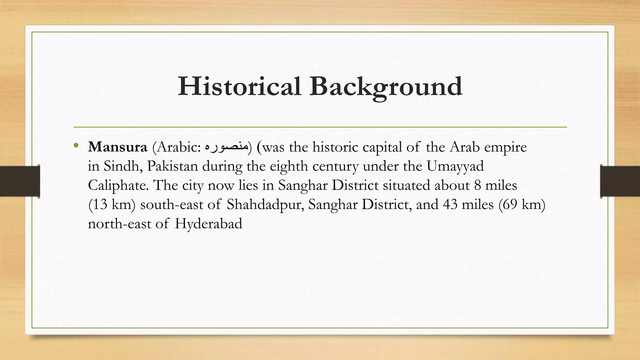 Historical heritage places in pakistan | PPTX