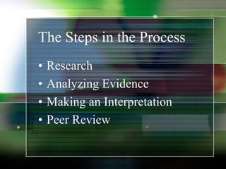 Historical inquiry | PPTX