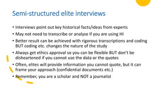 Historical Institutionalism as Method | PPTX