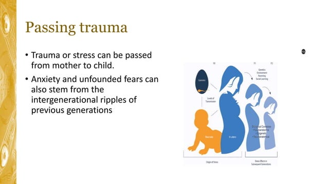 Historical intergenerational trauma.part 1 epigenetic research | PPTX