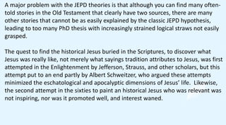 Historical Jjesus, Who is t he Real Jesus? | PDF