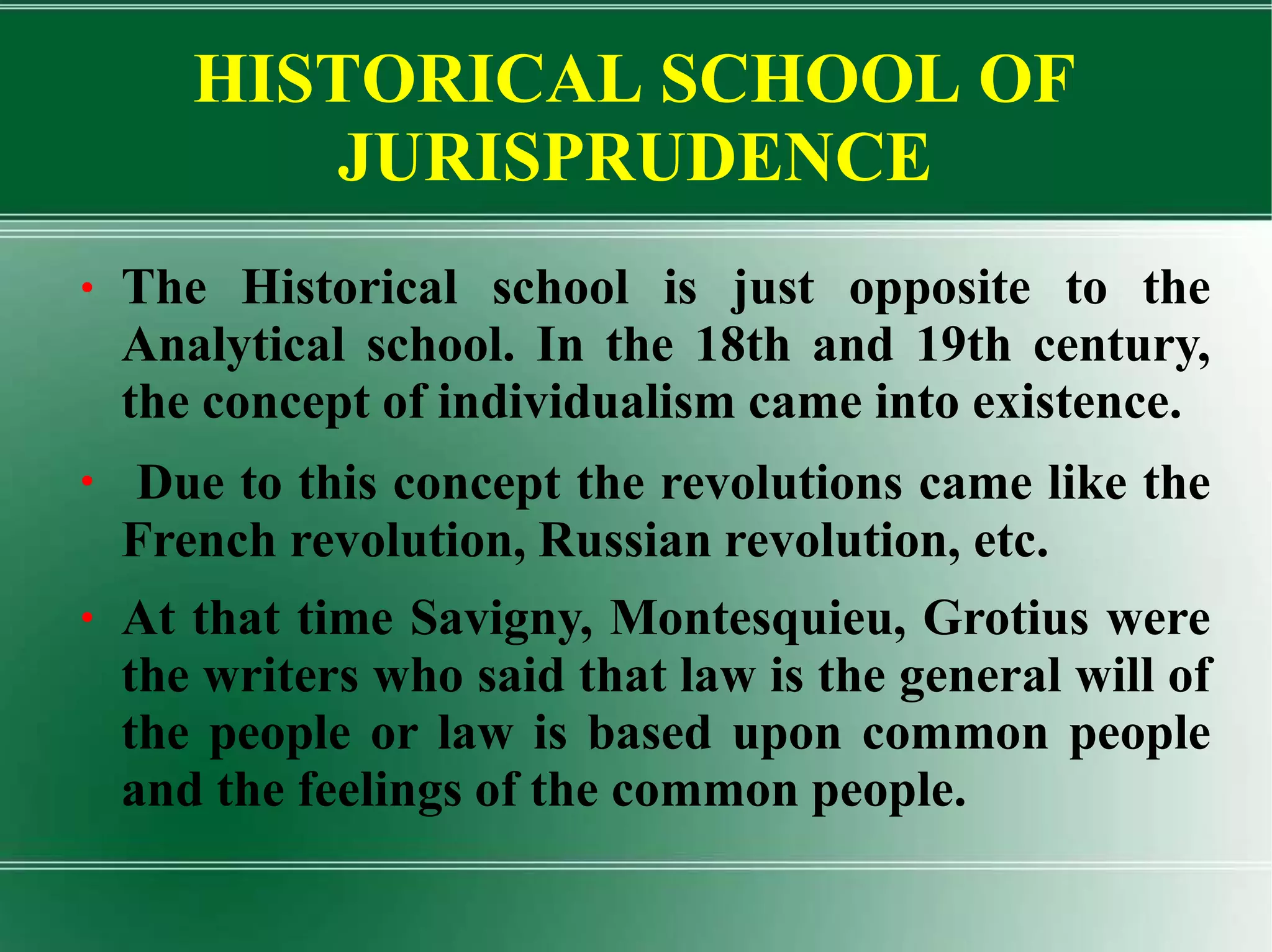 HISTORICAL JURISPRUDENCE.pptx