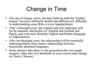 Historical linguistics | PPT