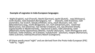 Historical linguistics 2 | PPTX