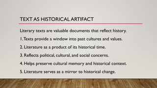 Historical_Literary_Criticism PowerPoint pptx | PPTX