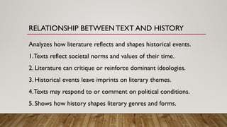 Historical_Literary_Criticism PowerPoint pptx | PPTX