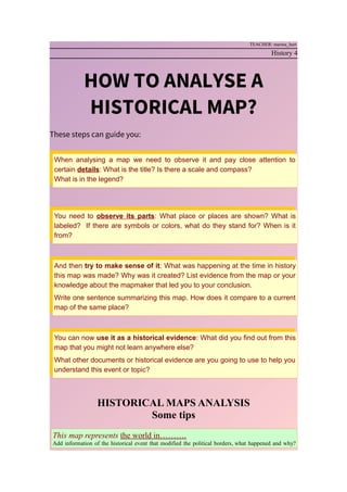 Historical maps analysis | PDF