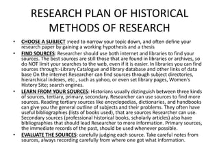 Historical method | PPTX