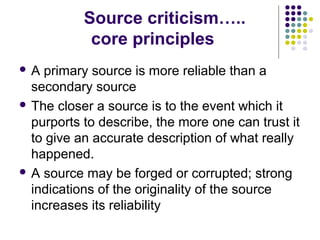 Historical Methodology | PPT