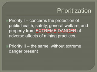 Historical Mining in Texas and the Abandoned Mine Land Program | PPTX