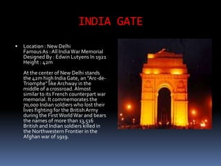 Historical monuments of delhi | PPTX