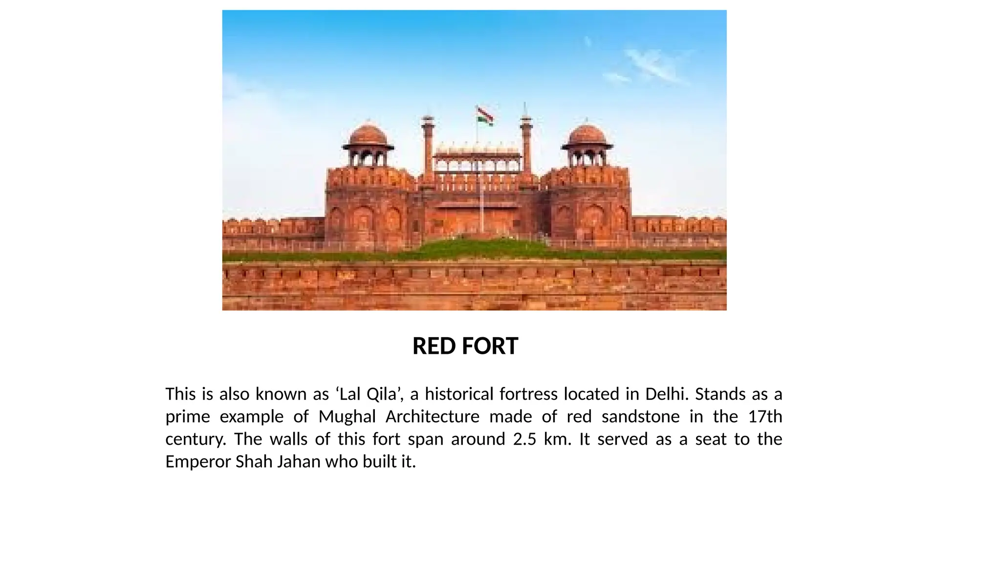 HISTORICAL MONUMENTS OF INDIA.pptx ..... | PPTX
