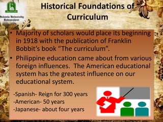 Historical overview of curriculum | PPTX