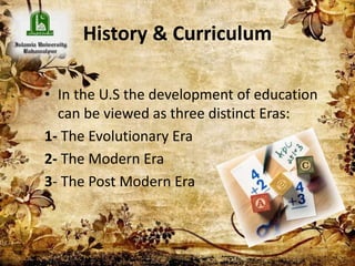 Historical overview of curriculum | PPTX