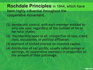 Historical Perspective of the Cooperative Movement | PPT