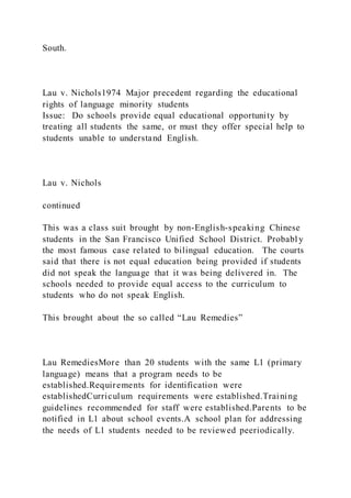 Historical perspective historical perspective of bilingual ed | PDF