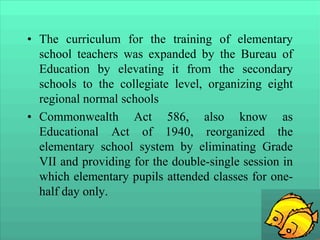 Historical perspective of education and the curriculum of | PPTX