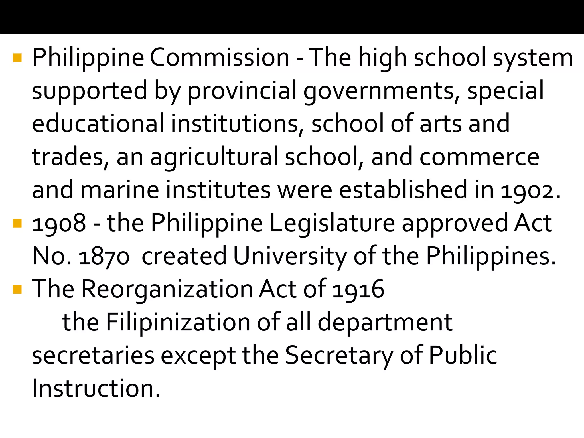 Historical Perspective Of The Philippine Educational System | PPTX
