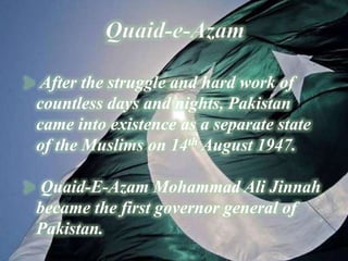 Historical perspectives about the creation of pakistan | PPTX