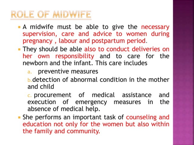 Historical perspective, trends, role of midwife in midwifery (1) | PPTX ...