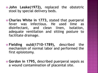 Historical perspective, trends, role of midwife in midwifery (1) | PPTX