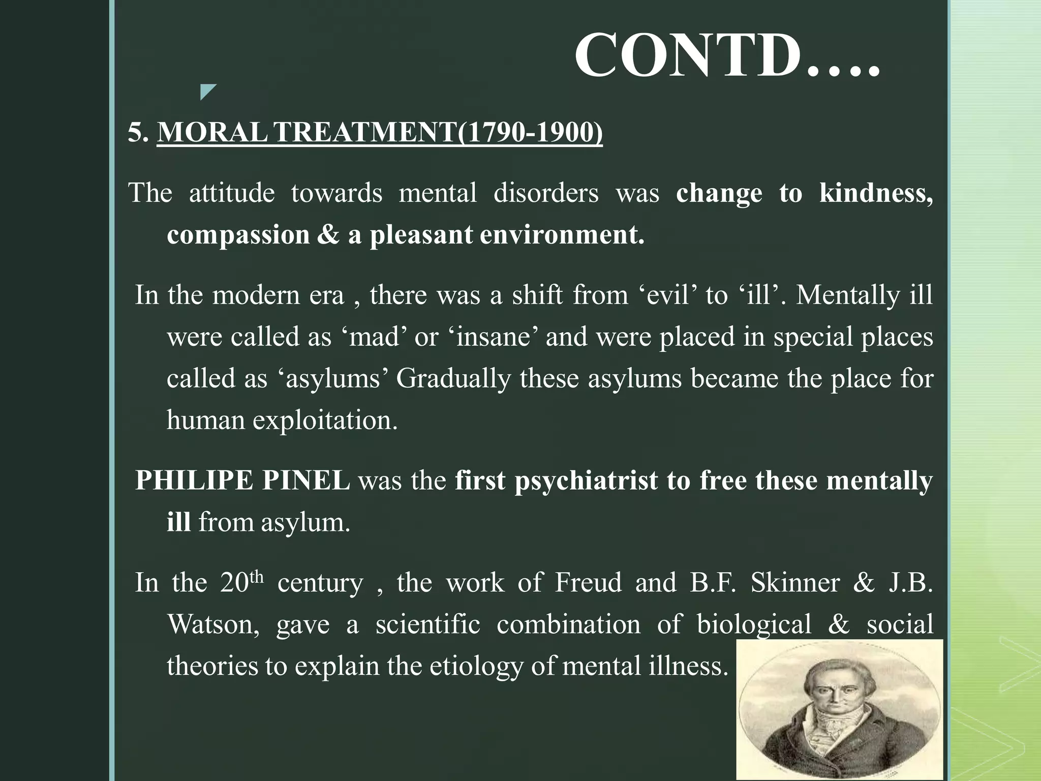 Historical perspectives and trends of mental health nursing | PDF