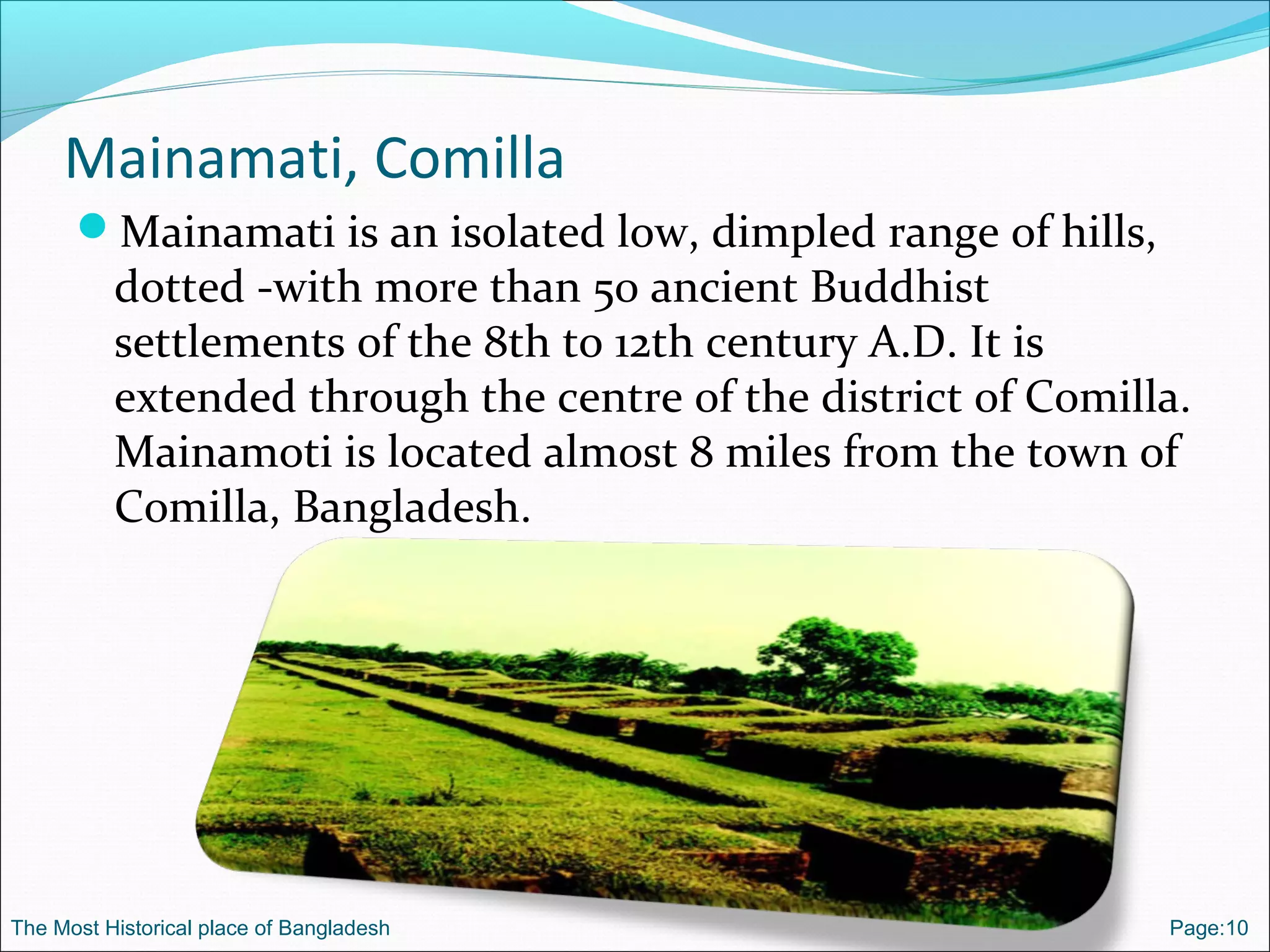 Historical place in bangldesh presentation | PPT