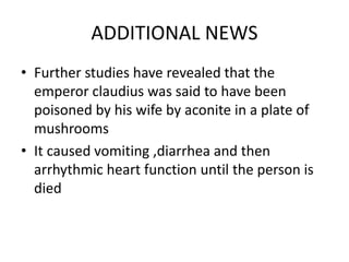 Historical poisoning cases | PPTX
