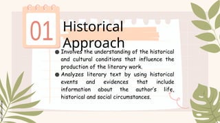 Historical approach in literary criticism PPT.pptx