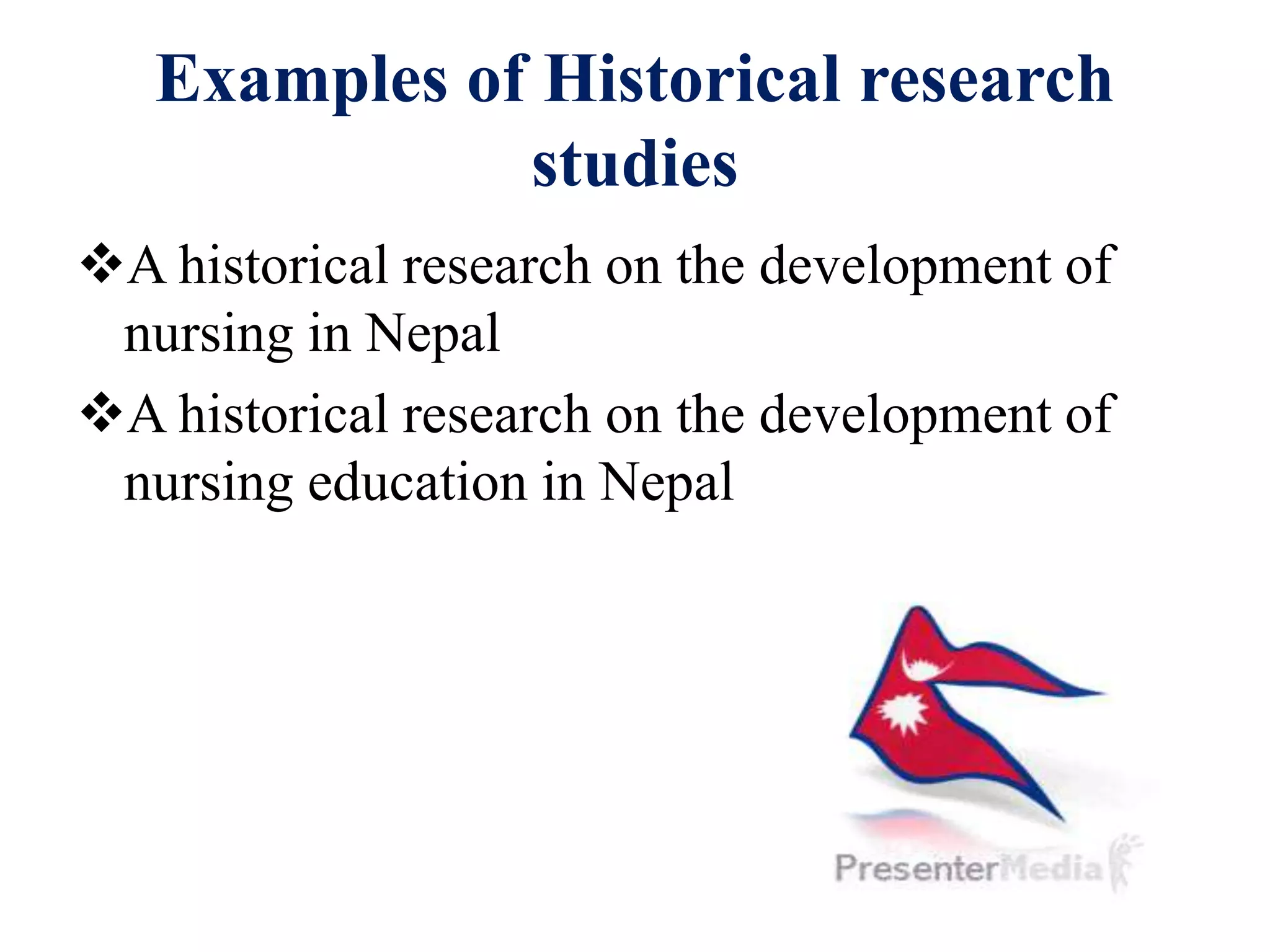 Historical research design | PPTX