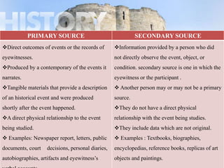 Historical Research | PPTX