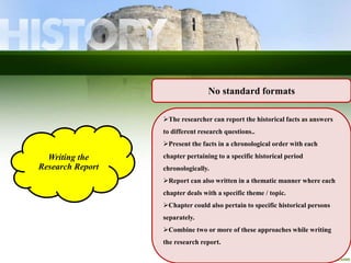 Historical Research | PPTX