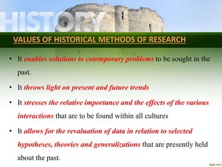 Historical Research | PPTX